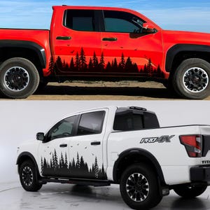 Overland Truck Sticker. Forest Woodland Adventure off Road Decal ...