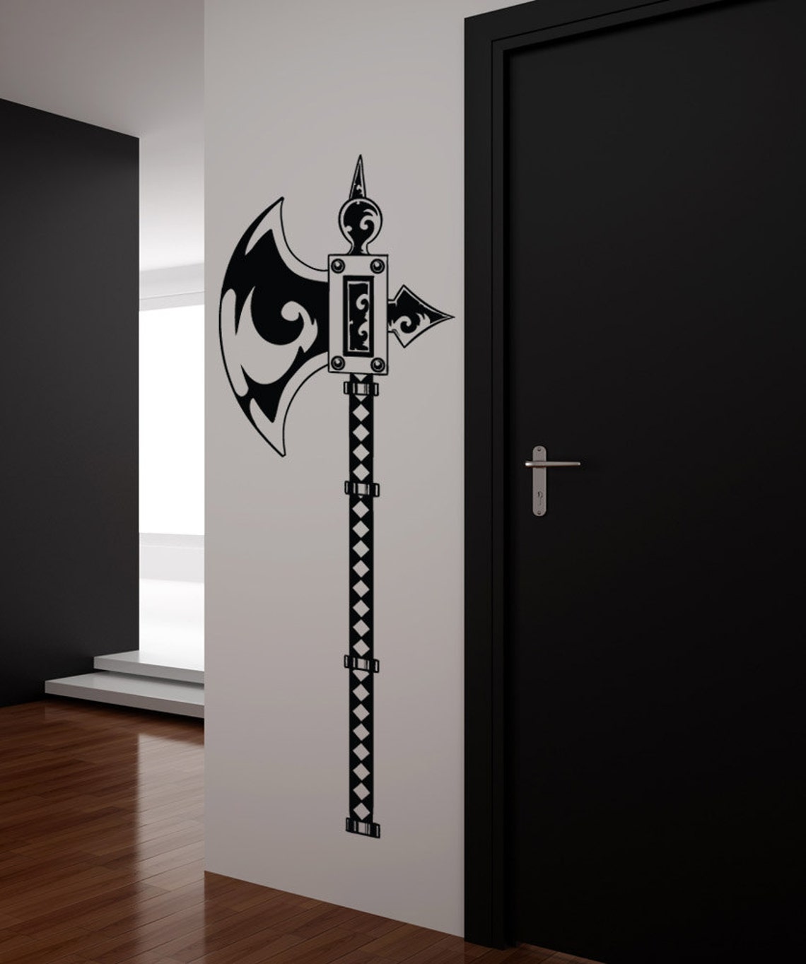 Vinyl Wall Decal Sticker Medieval Battle Axe 1329s - Etsy