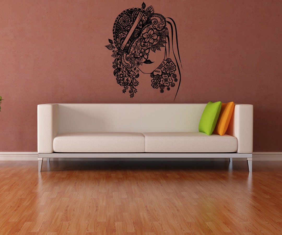 Vinyl Wall Decal Sticker Venetian Flower Mask Osaa1099s - Etsy