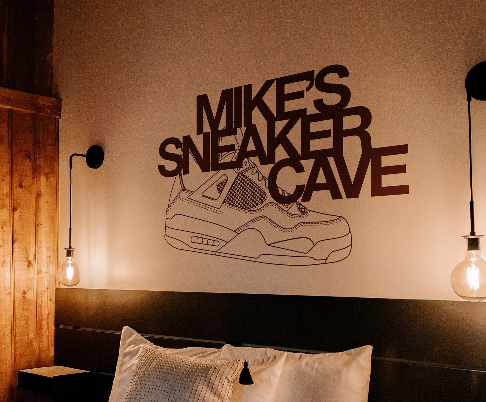 Personalized 'sneaker Cave' Wall Decal - Gift Sneakerhead Enthusiast ...