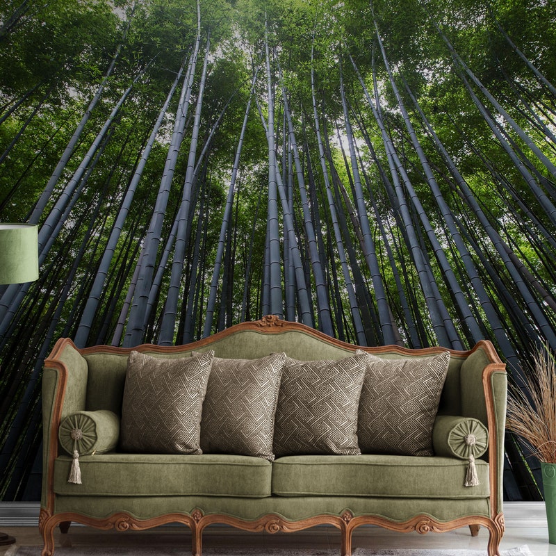 Bamboo Wallpaper - Etsy