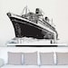 Titanic Wall Decal Sticker. Cruise Ship Vinyl Wall Decal Sticker ...