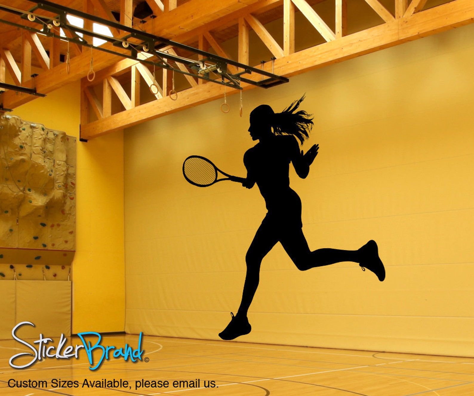 Vinyl Wall Decal Sticker Tennis Player AC181B - Etsy