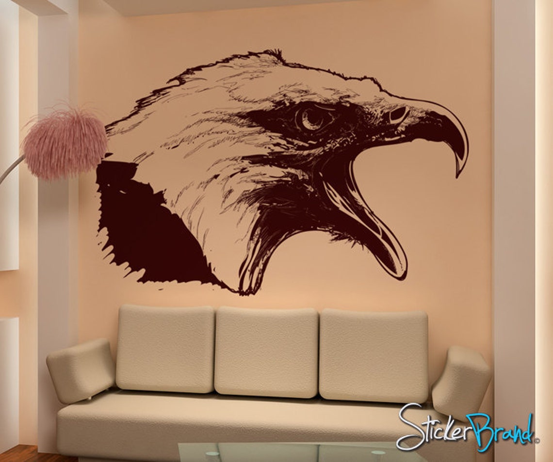 Vinyl Wall Decal Sticker Screaming Eagle 795 - Etsy