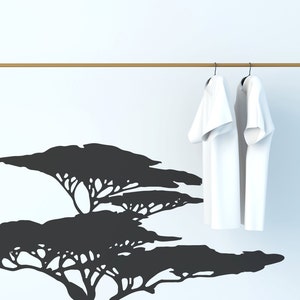 African Tree Vinyl Wall Decal Sticker - Nature-inspired Wall Decor ...