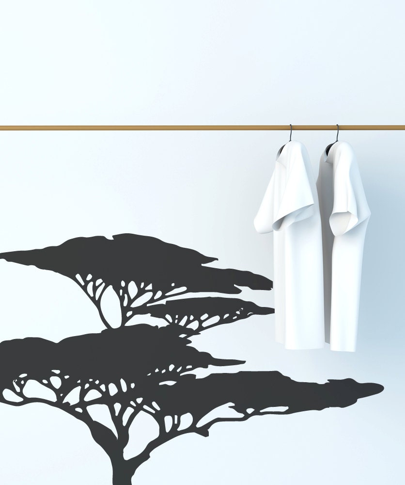 African Tree Vinyl Wall Decal Sticker. os_mb554s - Etsy