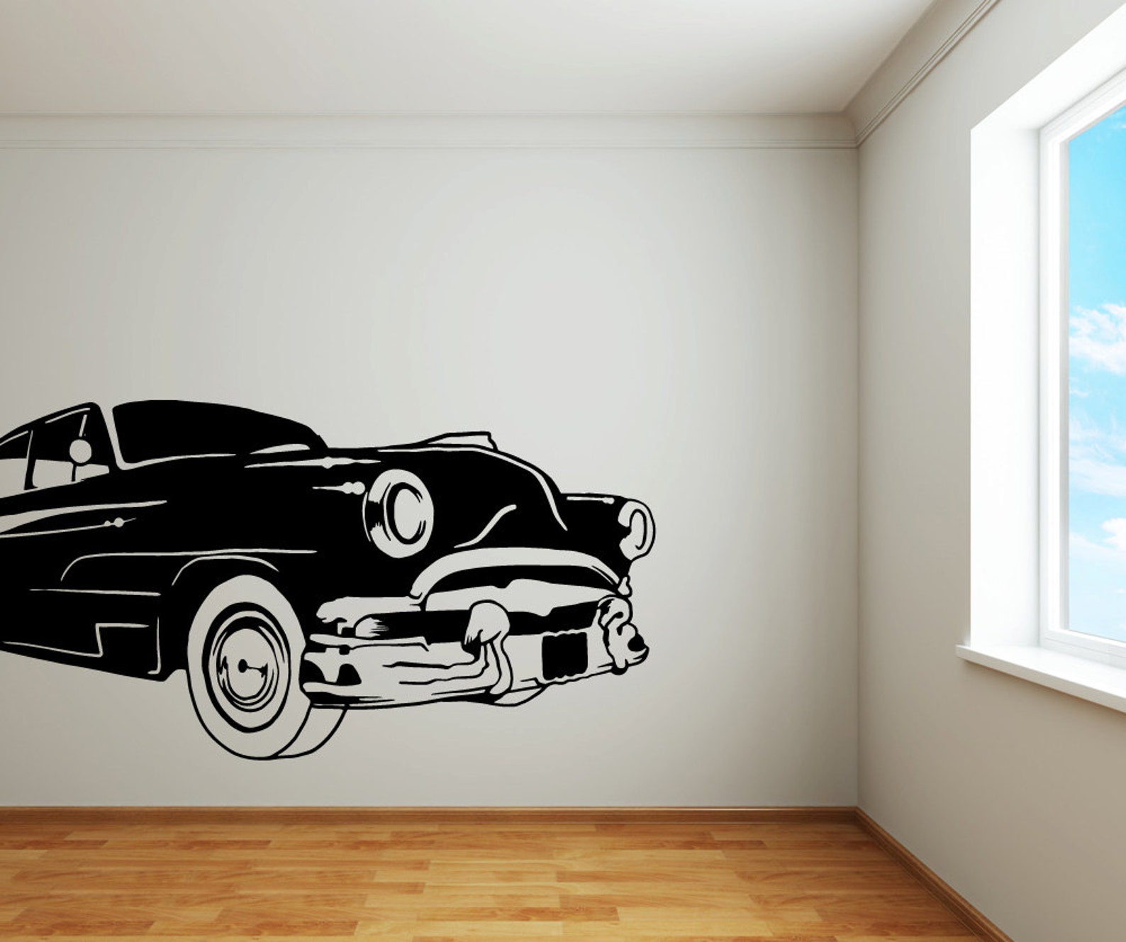 Vinyl Wall Decal Sticker Classic American Car Osmb669s - Etsy