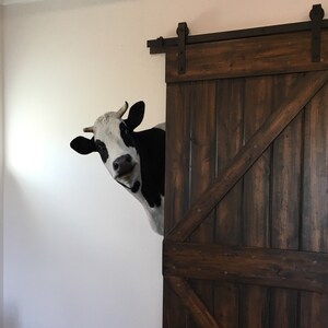 Cow Wall Decal Farm Animal Wall Art Nursery Decal Barn Yard Sticker ...