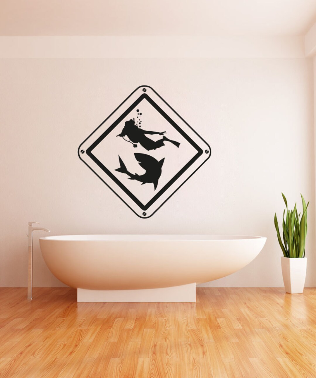 Vinyl Wall Decal Sticker Scuba Sign Osaa753m - Etsy