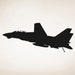 Fighter Jet Wall Decal Sticker. Military Theme Decor. Jet - Etsy