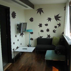 Vinyl Wall Decal Sticker Big Autumn Tree Leaves Falling 243A - Etsy