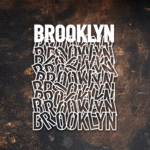 Brooklyn Metal Sign Power Coated 18 Gauge Steel New York Home - Etsy