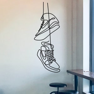 Game Room Wall Art. Hypebeast Sneaker Wall Decal Decor. Urban ...