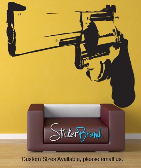 Vinyl Wall Decal Sticker 357 Magnum Weapon Gun JH172A | Etsy