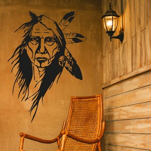 Native American Theme Home Decor. Indigenous Native Wall Decal ...