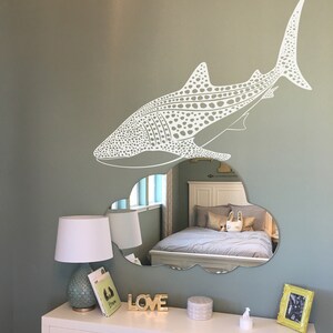 Wall Shark Decal Sticker. Ocean Animal Decor, Nursery Decor, Kid's Room ...