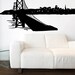 Vinyl Wall Decal Sticker City Skyline Osmb615s - Etsy