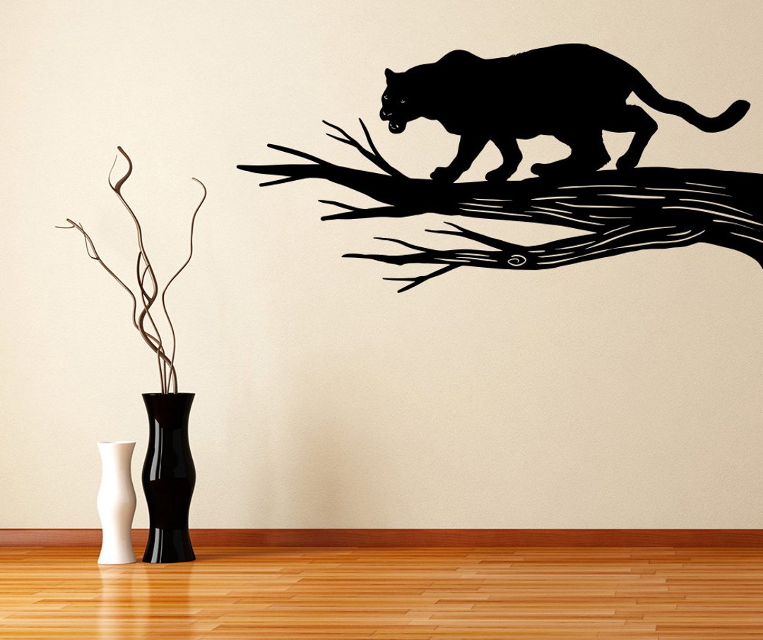 Vinyl Wall Decal Sticker Black Panther Osmb990s - Etsy