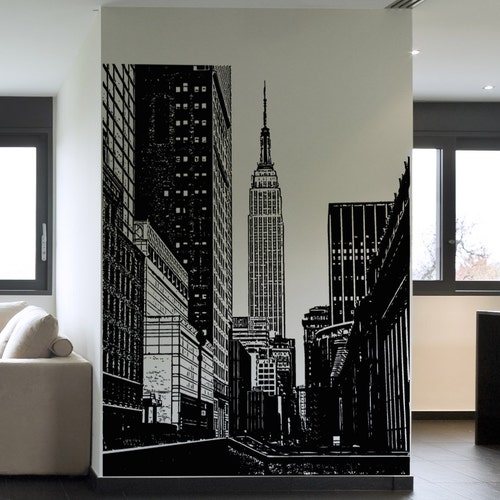 Chrysler Building NYC New York City Vinyl Wall Decal Sticker. - Etsy