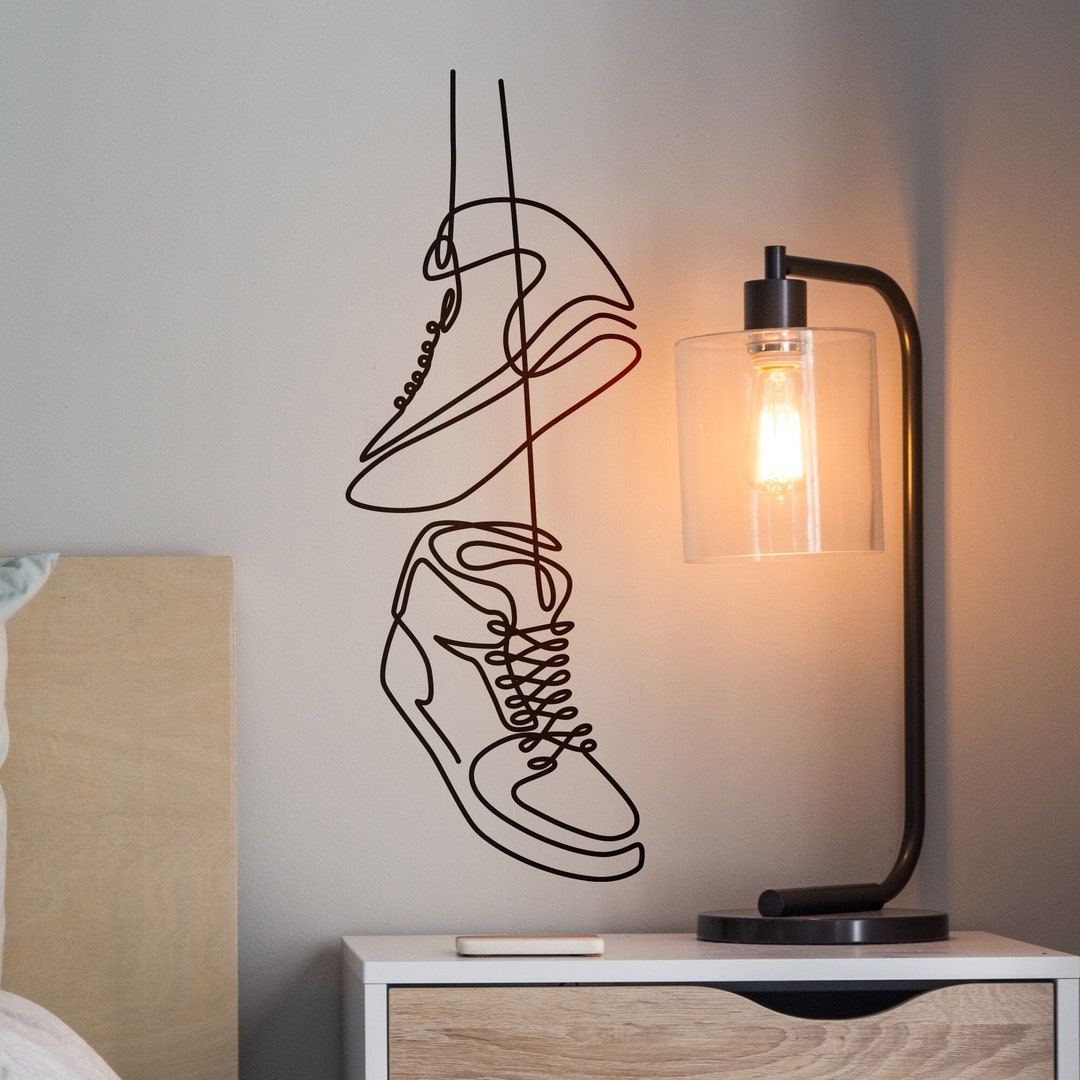 Game Room Wall Art. Hypebeast Sneaker Wall Decal Decor. Urban ...