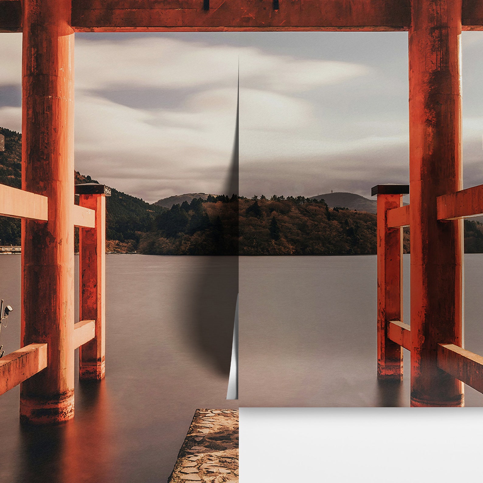 Asian Decor. Japanese Gateway Mural. Japanese Torii Gate Wallpaper ...