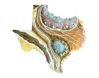 Rose Gold Geode - Etsy