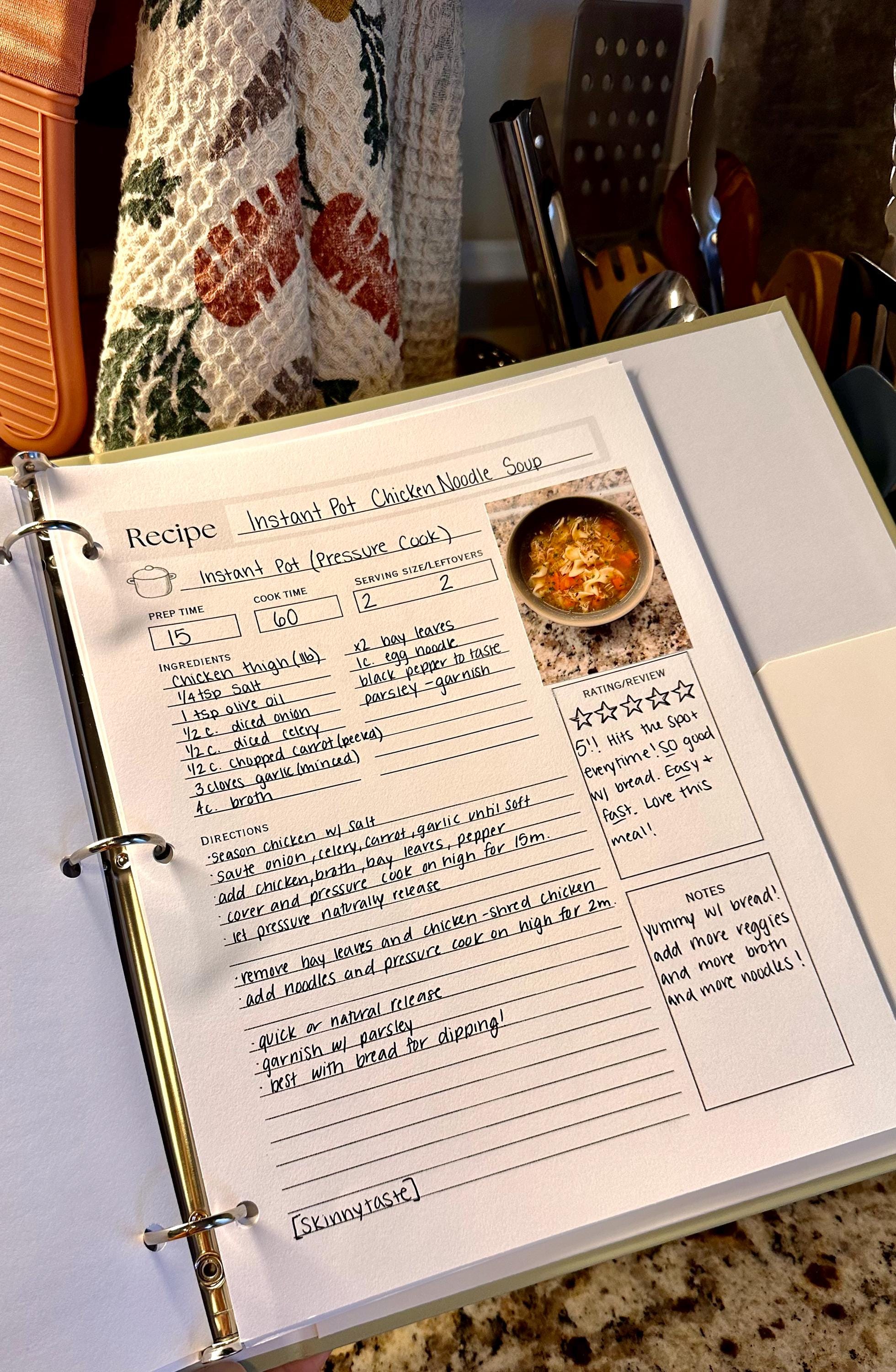 Printable Recipe Book! - Etsy