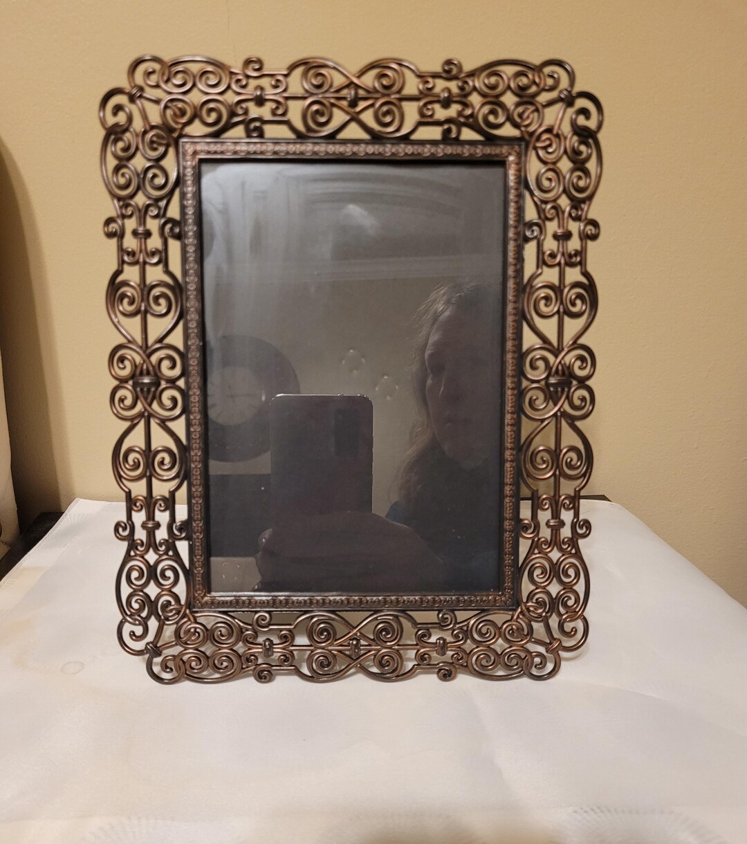 Vintage Victorian Style Scrolling Metal Frame - Etsy