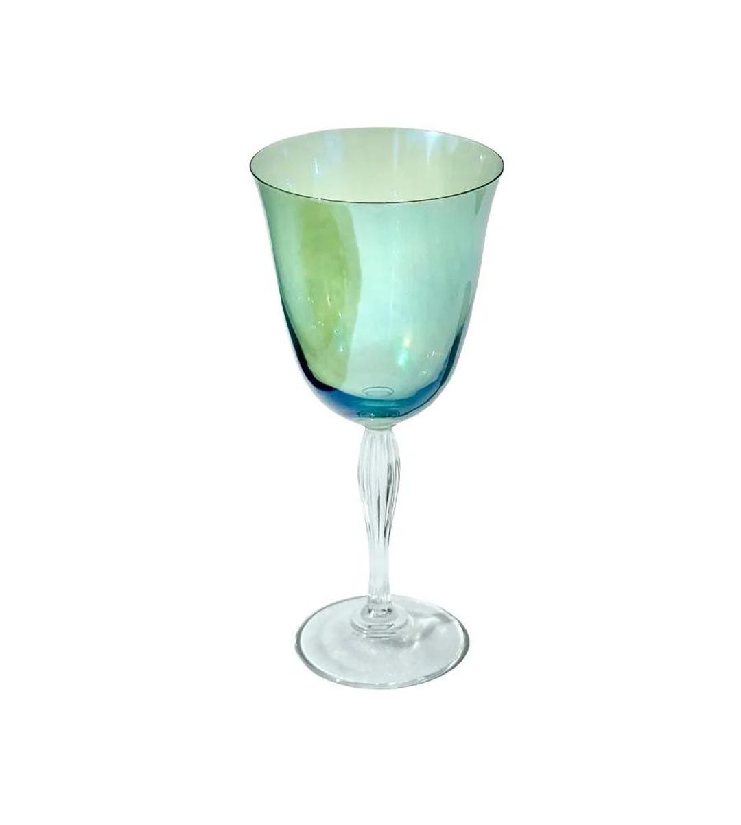 Vintage Turquoise Stem 2-PC Glasses - Etsy
