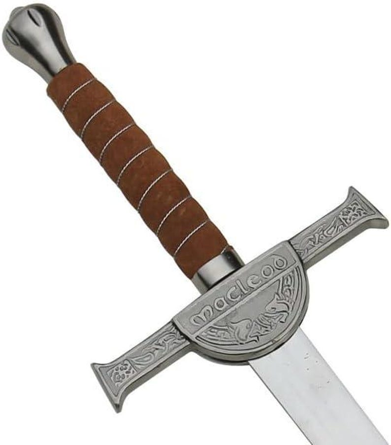 Hande Made Connor Macleod Highlander Sword Replica – Stainless Steel ...