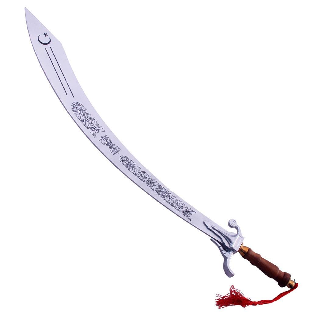 Handmade Belly Dance Dragon Scimitar Sword – Wooden Handle ...