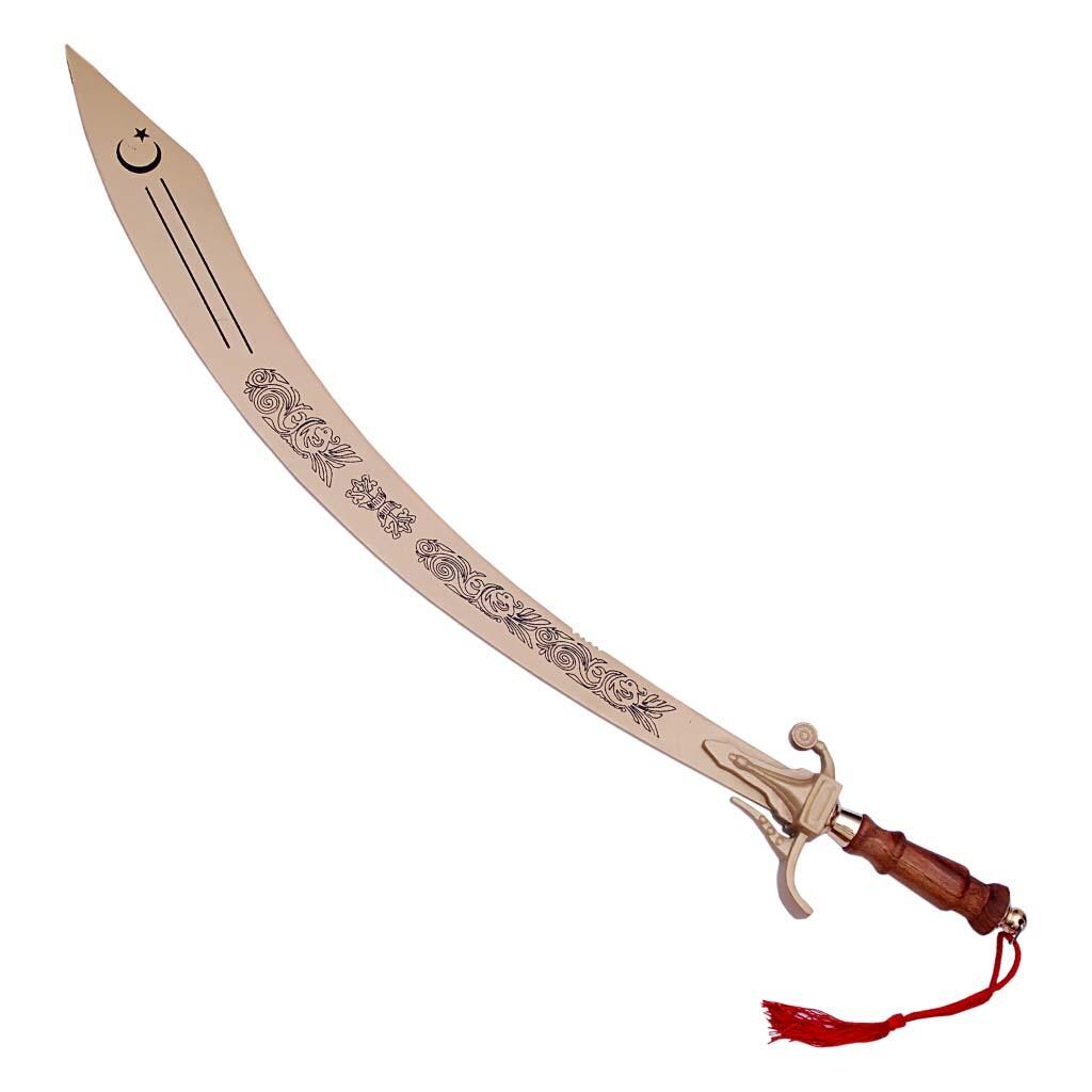 Handmade Belly Dance Dragon Scimitar Sword – Wooden Handle ...