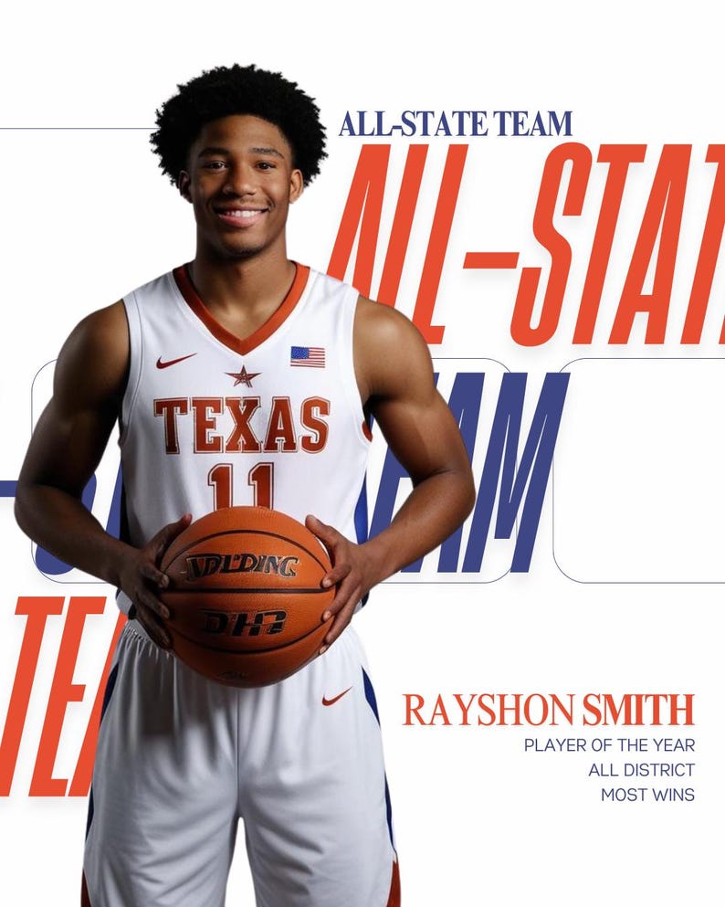 Social Media Sports Templates for Canva | All-american Series | - Etsy