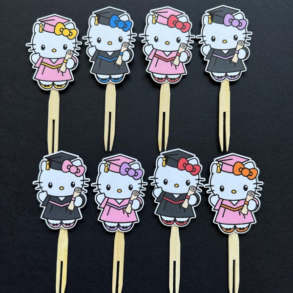 Hello Kittys Graduation - Etsy