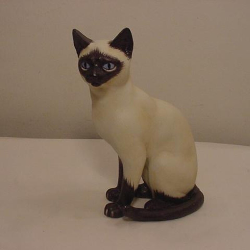 Siamese Cat Statue - Etsy