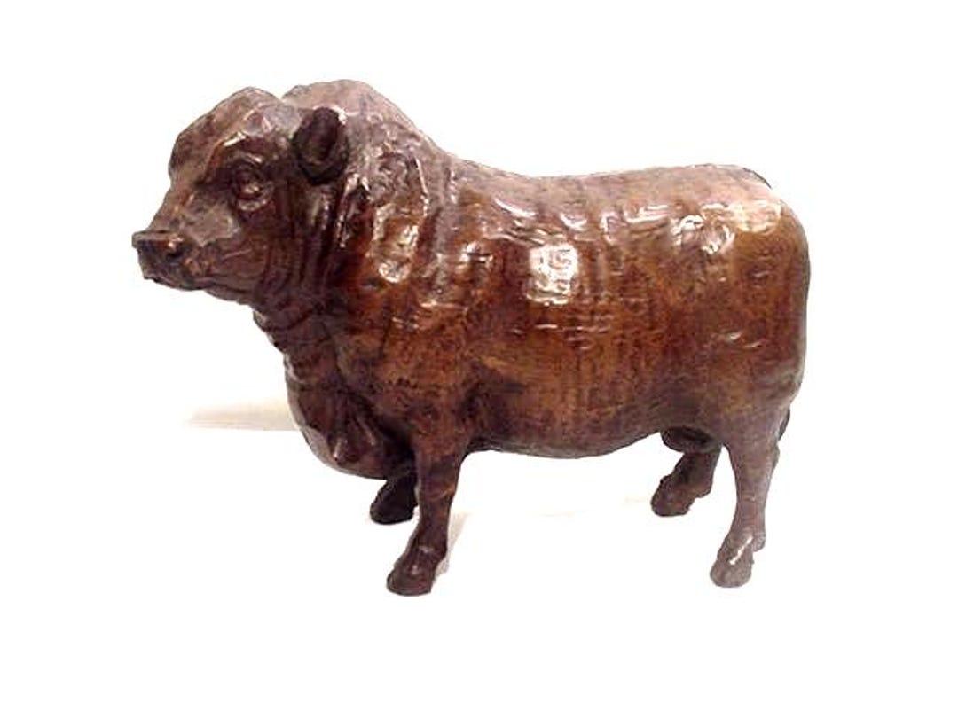 Vintage Mid Century Angus Bull Statue - From Killeen Texas Rodeo 25 ...
