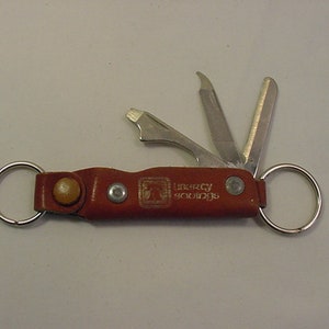 Vintage Souvenir of Liberty Savings Key Chain With Pocket Knife 19 ...