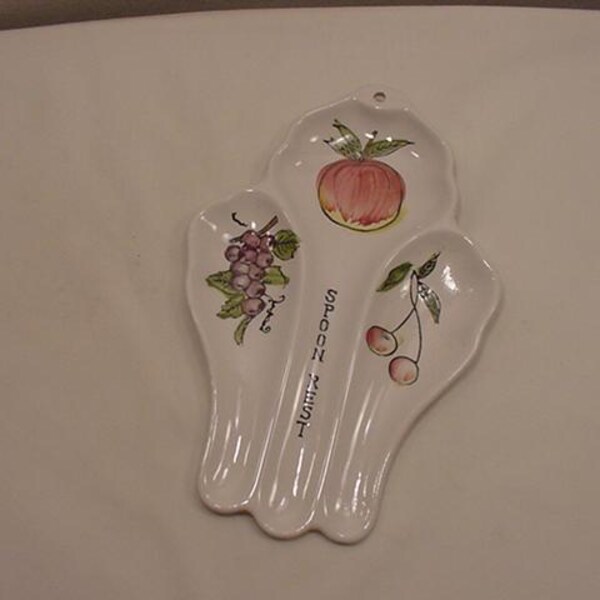 Apple Spoon Rest - Etsy