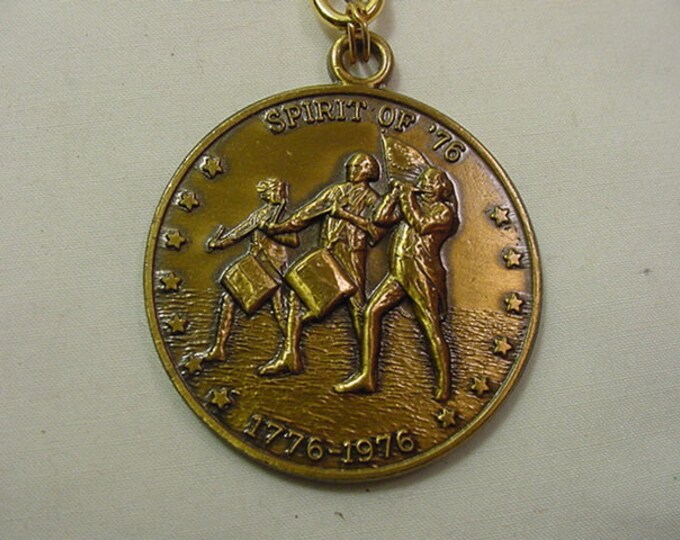 Vintage United States of America Bicentennial Key Chain - Spirit of 76 ...