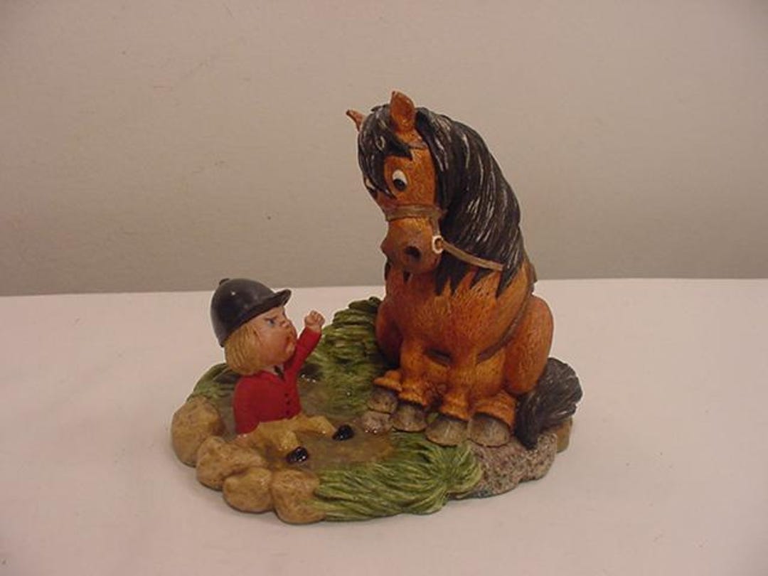 Vintage 1984 the Thelwell Series by John Beswick Studio Sculpture ...
