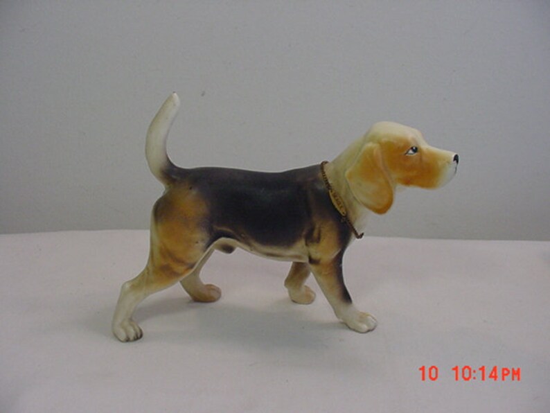 Vintage Large Ceramic Male Beagle Dog Figurine 18 1328 - Etsy