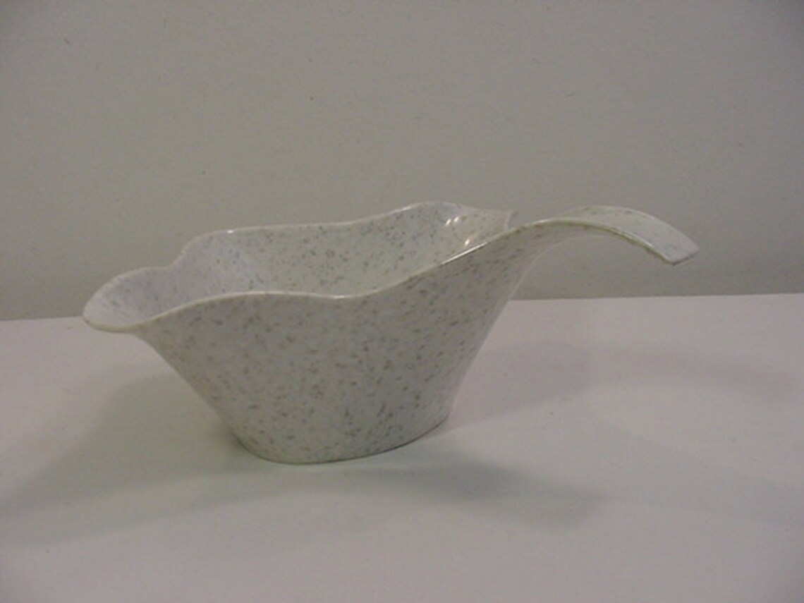 Vintage Splatter Gray Melmac Gravy Bowl Boat Server 21 3 - Etsy
