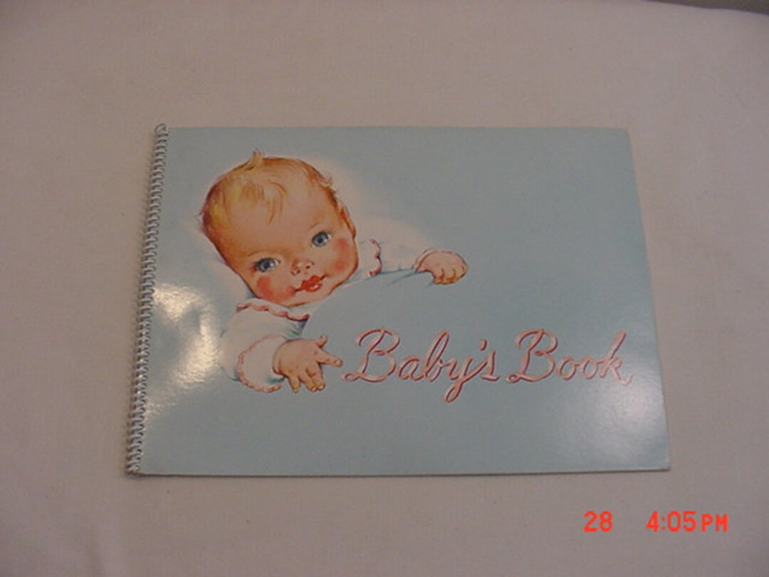 Vintage 1960's Era Baby Book 18 - 1106 - Etsy