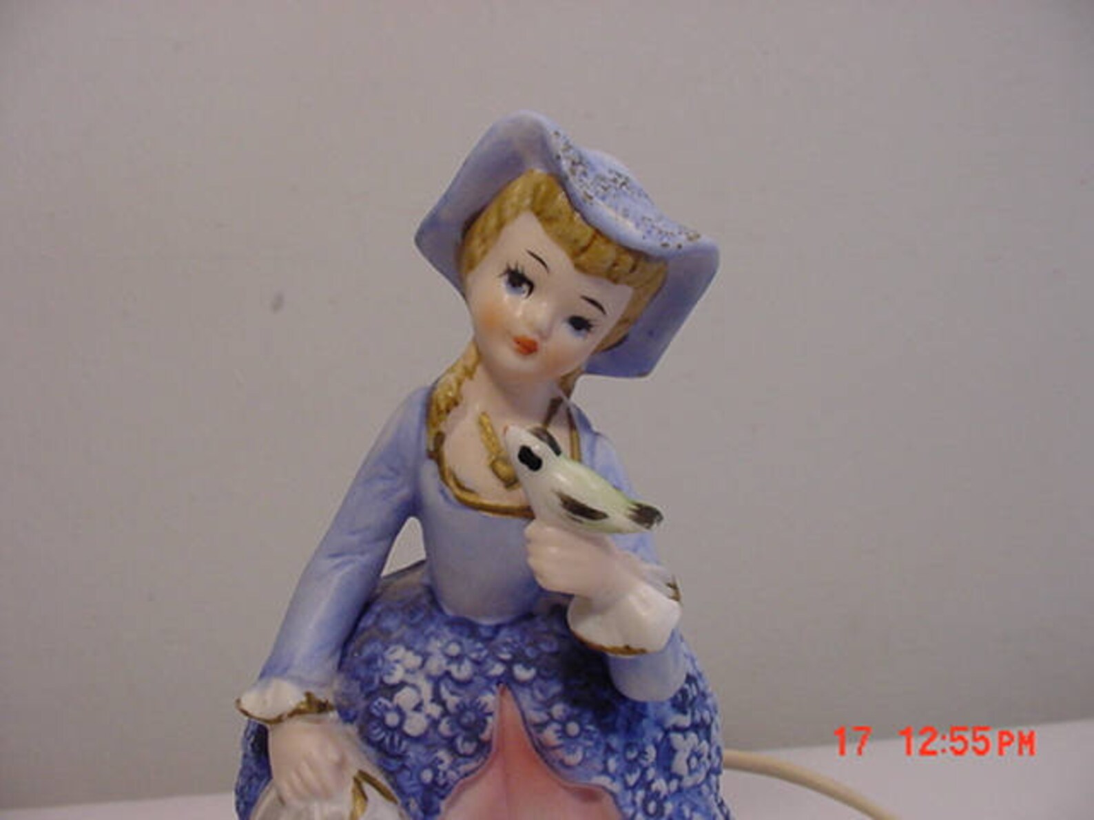 Vintage Aladdin Giftware Portable Lamp / Night Light Woman With Song ...