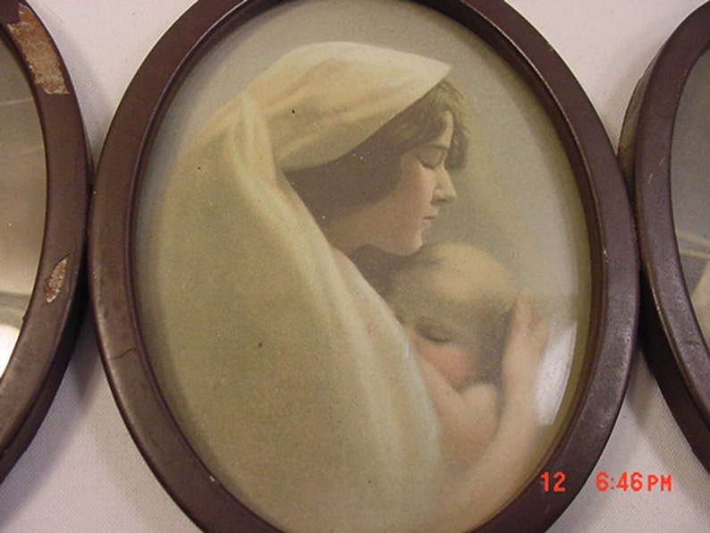 Vintage Cupid Awake Cupid Asleep and Mother and Baby M.B. - Etsy