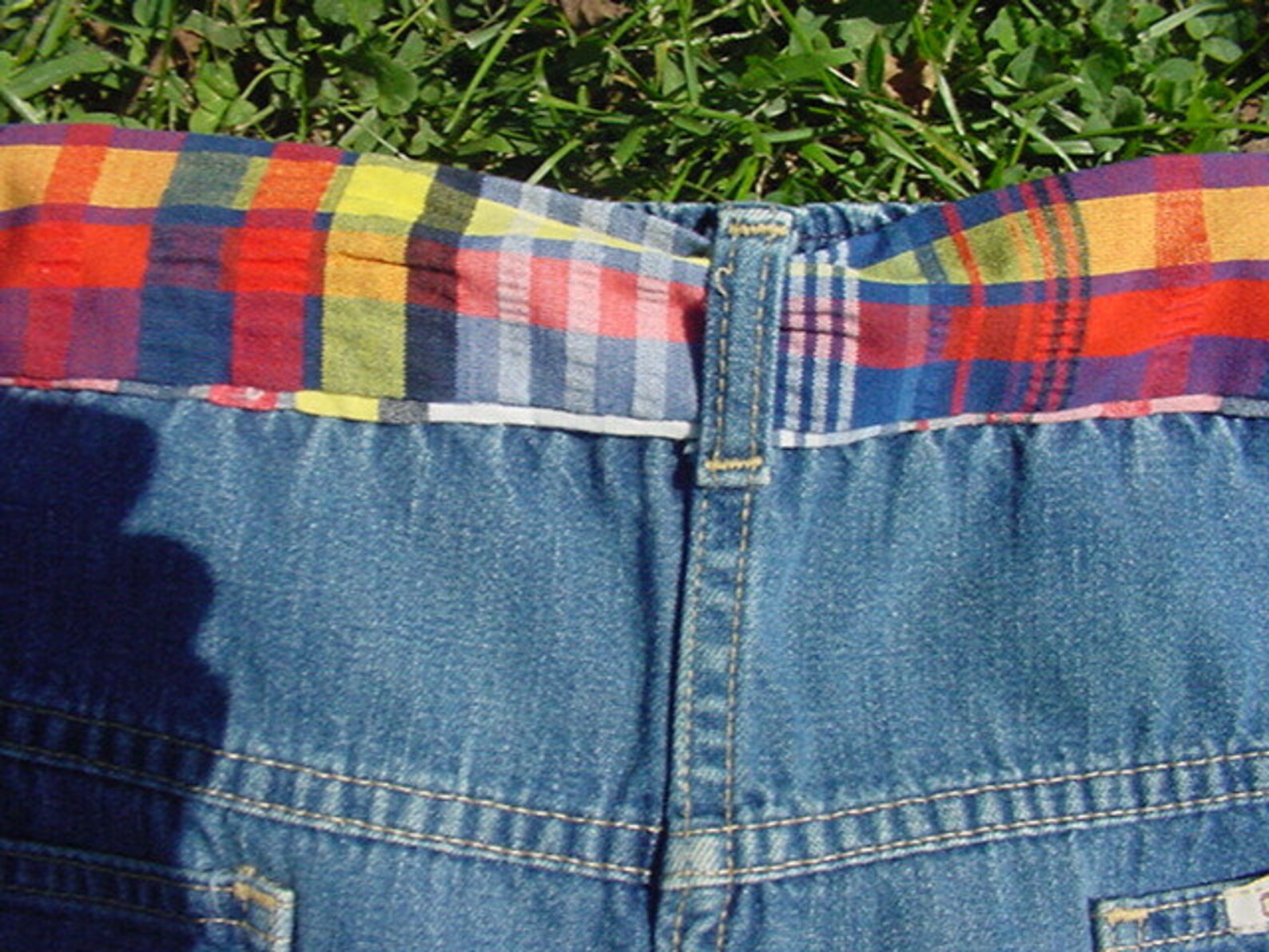 Vintage Hand Made Cactus Flower Blue Jeans Apron 19 - 964 - Etsy