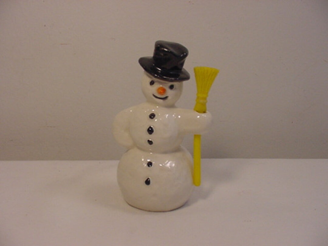 Vintage Goebel West Germany Snowman With Broom Figurine - Etsy Australia