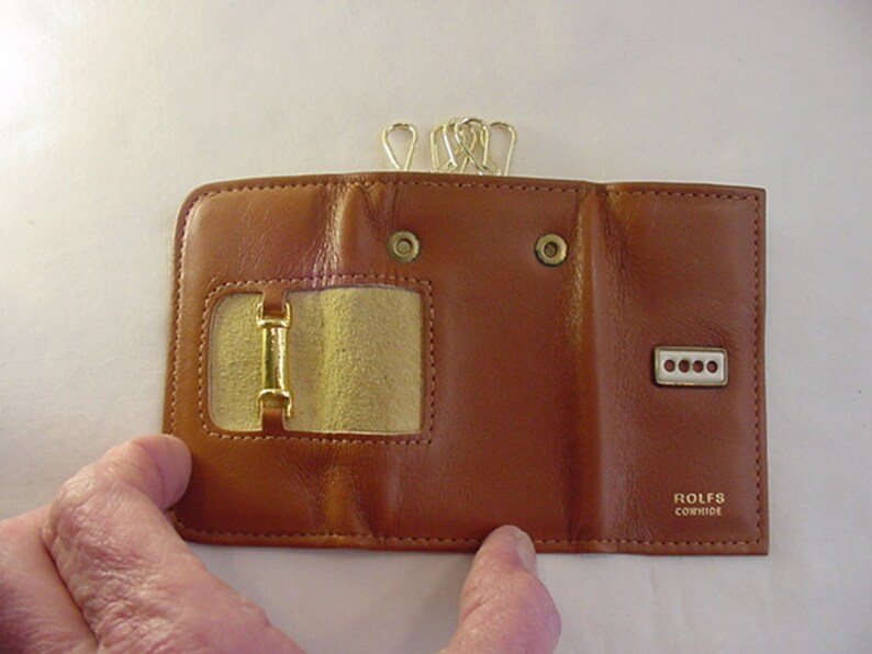 Vintage Rolfs Cowhide Key Kaddy in Original Box Never Used 18 | Etsy