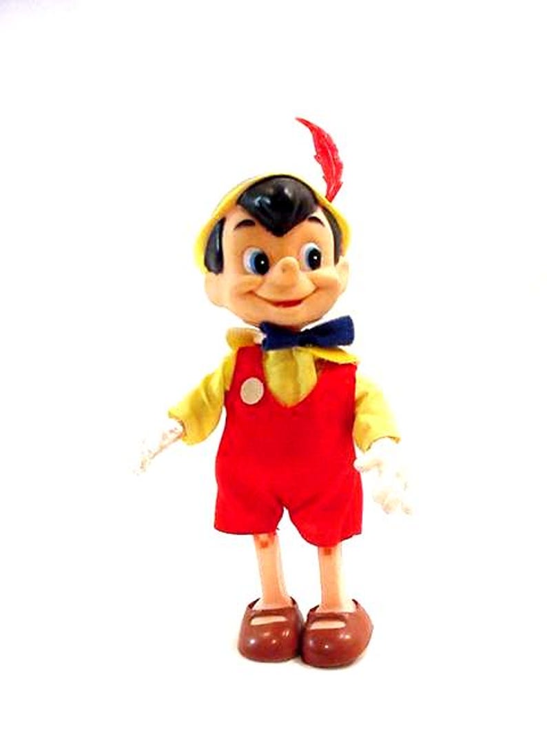 Vintage - Mid Century - Walt Disney Productions - Pinocchio - Posable ...