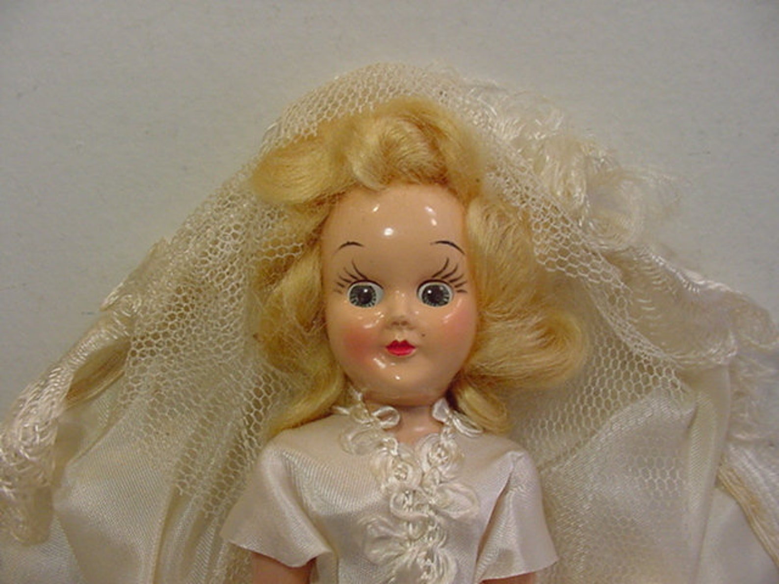 Vintage Wedding Bride Plastic Doll by Another Rainbow Creation - Etsy